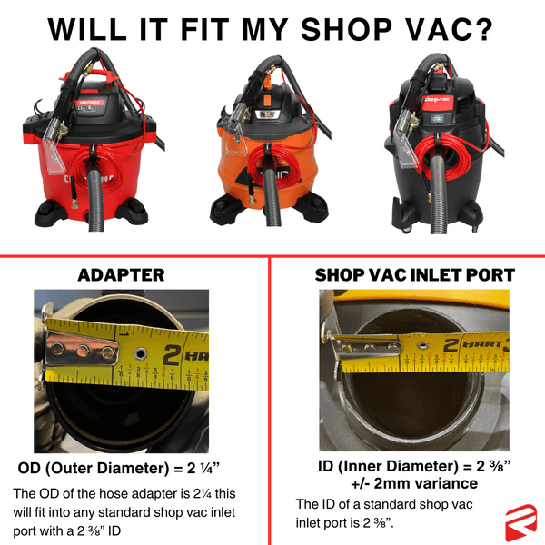 Better Extractor Auto Detailing Extractor Vacuum Conversion Kit